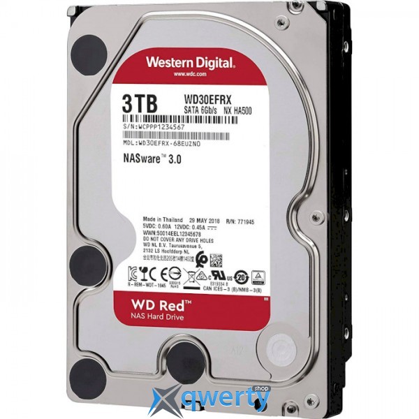 WD Red 3TB SATA/256MB (WD30EFAX) 3.5 Одесса, купить Жесткие диски в ...