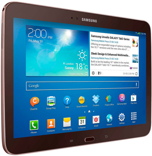 Samsung GT-P5200 GNA GALAXY TAB 3 10.1 3G GOLD BROWN GT-P5200GNASEK ...